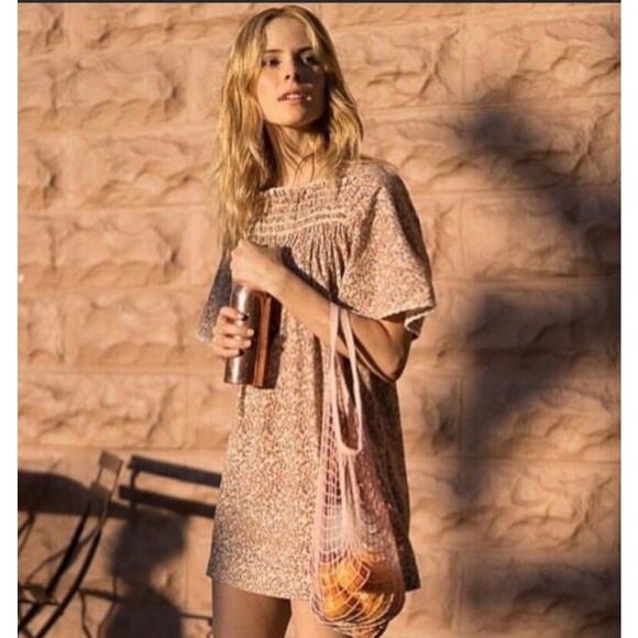 Doen | Dresses | Doen Rosemary Mini Dress In Rust Floral Print S | Poshmark